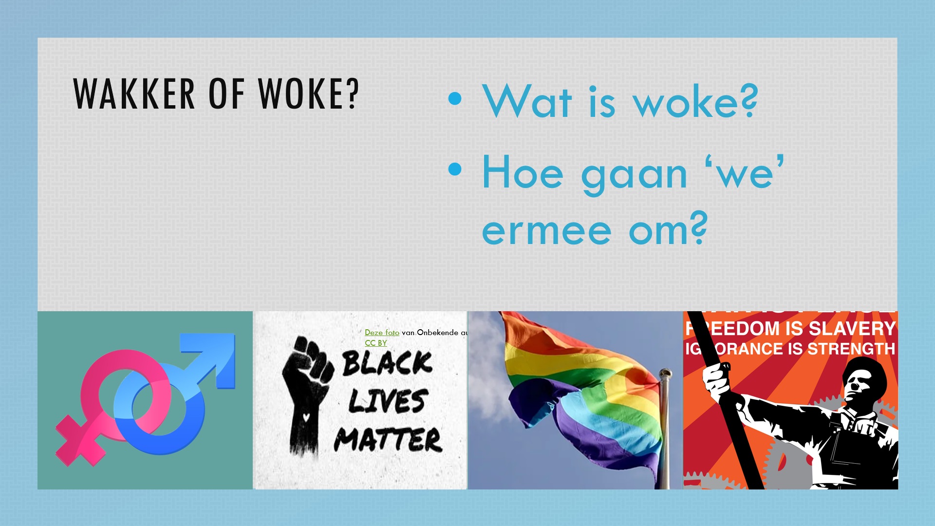 Wakker of woke - Stichting Sense: